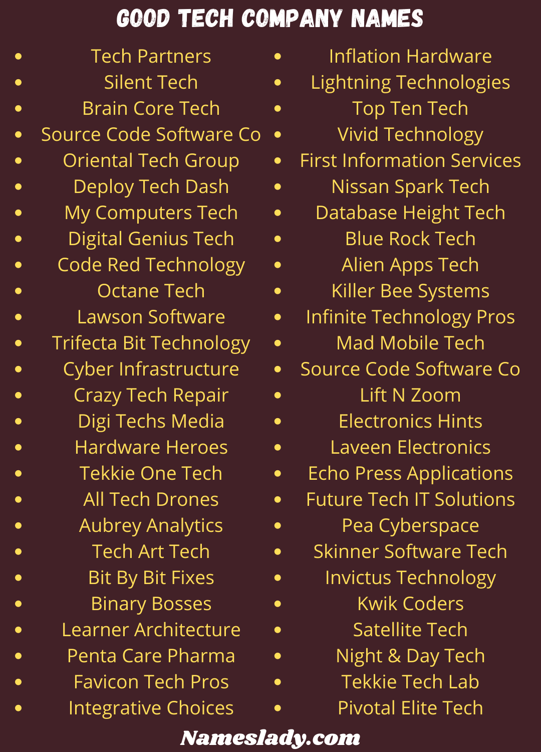 990 Catchy Tech Company Name Ideas and Suggestions – NamesLady 990 Catchy Tech Company Name Ideas and Suggestions – NamesLady